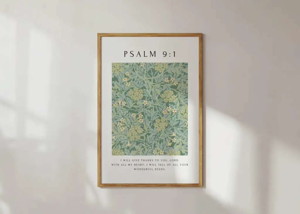 Psalm Gallery Wall Art Set - Christian Website